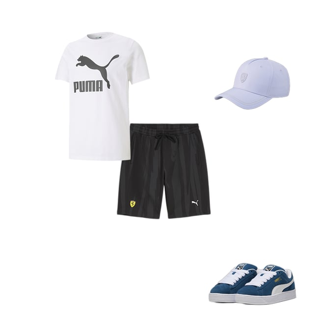 Scuderia Ferrari Race Men's AOP Shorts | PUMA