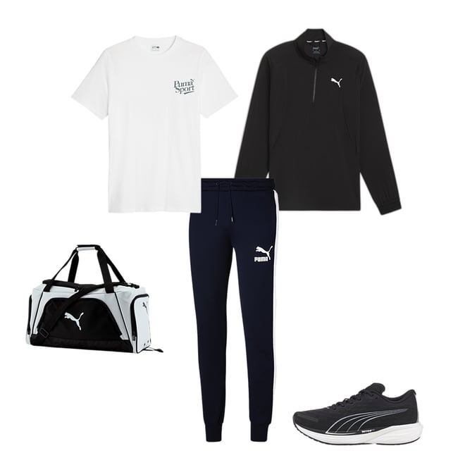 PUMA FIT Woven Men's Quarter Zip Sweater | PUMA