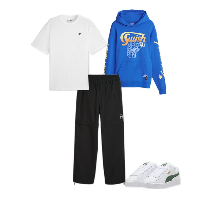 DOWNTOWN Men's Double Knee Pants | PUMA