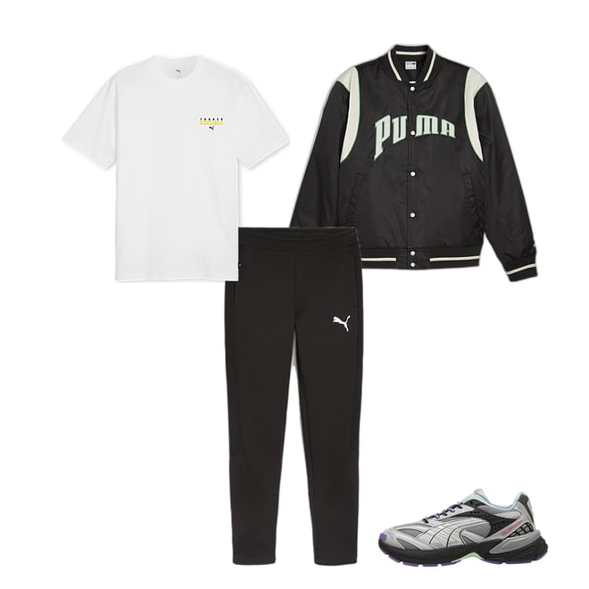 DOWNTOWN Men's Double Knee Pants | PUMA