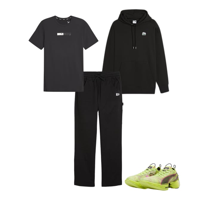 DOWNTOWN Men's Double Knee Pants | PUMA