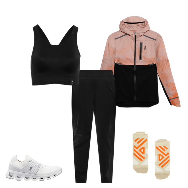 Women's Weather Jacket | White & Black | On United Kingdom