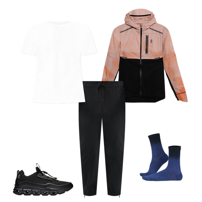 Women's Weather Jacket | White & Black | On United Kingdom