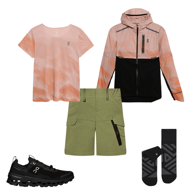 Women's Weather Jacket | White & Black | On United Kingdom