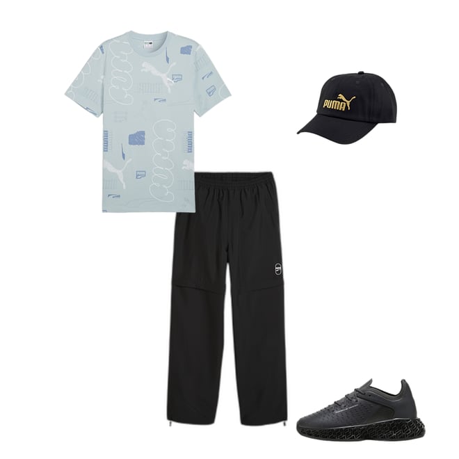 DOWNTOWN Men's Double Knee Pants | PUMA