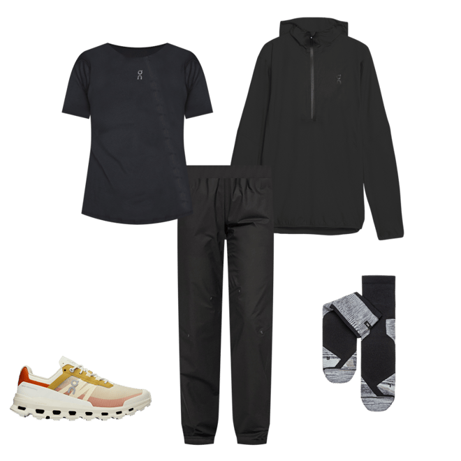 Women's Explorer Merino Sock | Black & White | On United Kingdom