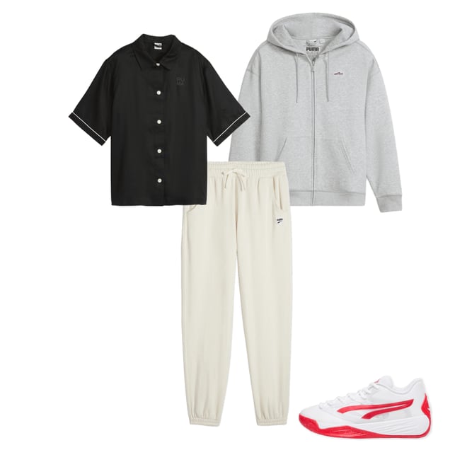 Suede Logo Women's Full-Zip Hoodie | PUMA