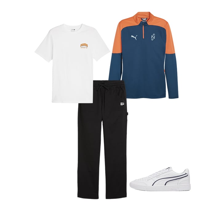 DOWNTOWN Men's Double Knee Pants | PUMA