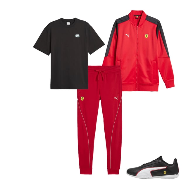 Scuderia Ferrari Tune Cat Men's Driving Shoes | PUMA