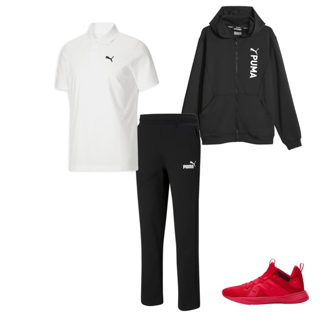 PUMA Fit Double Knit Men's Full-Zip Hoodie | PUMA