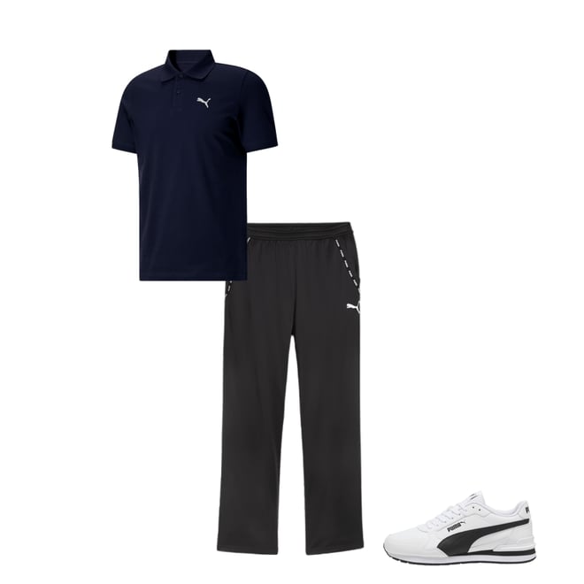 ST Runner v4 Leather Men's Sneakers | PUMA