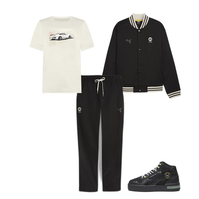 Porsche Legacy CA Pro Mid Garage Crews Men's Sneakers | PUMA