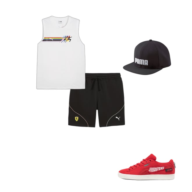 Scuderia Ferrari Clyde Garage Crews Sneakers | PUMA