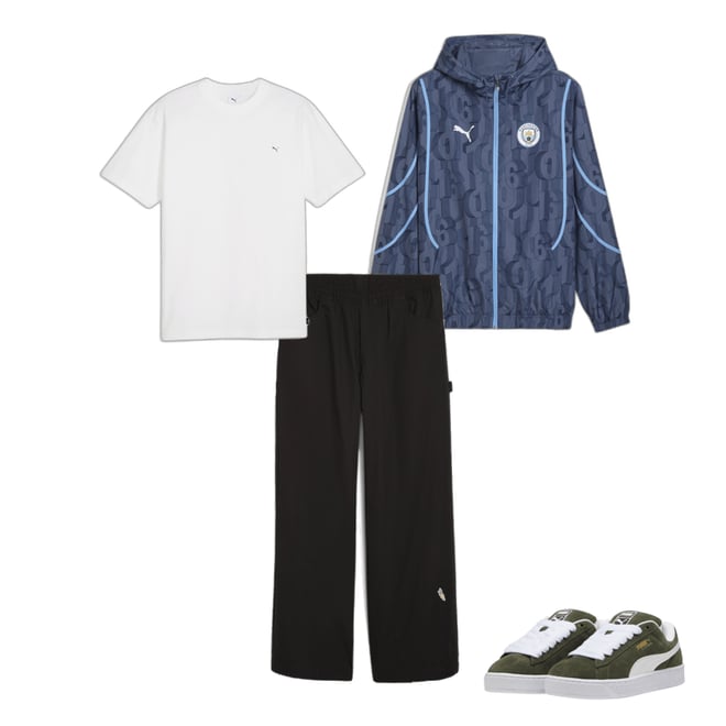 Manchester City Pre-Match Men's Woven Jacket | PUMA