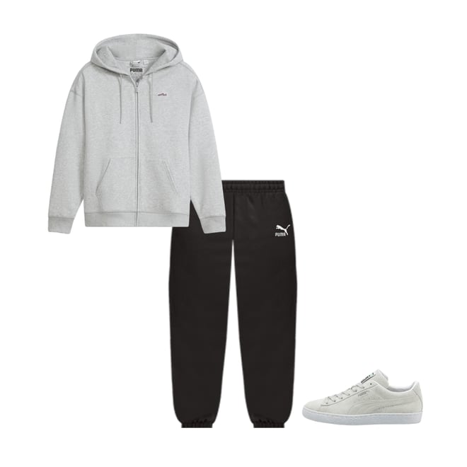 Suede Logo Women's Full-Zip Hoodie | PUMA