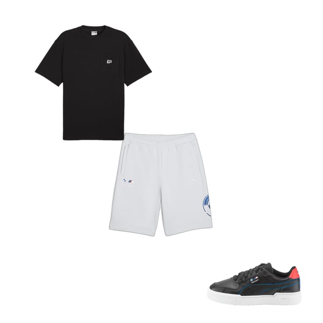 BMW M Motorsport Graphic Men's Motorsport Shorts | PUMA