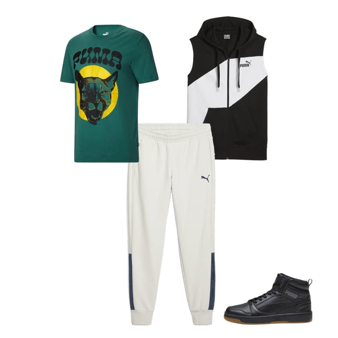 PUMA POWER Men's Sleeveless Hoodie | PUMA