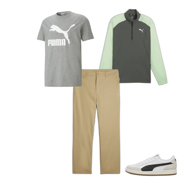 PUMA FIT Woven Men's Quarter Zip Sweater | PUMA