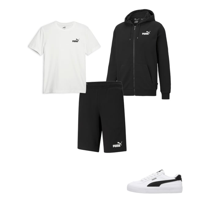 Essentials Small Logo Full-Zip Hoodie Men | PUMA
