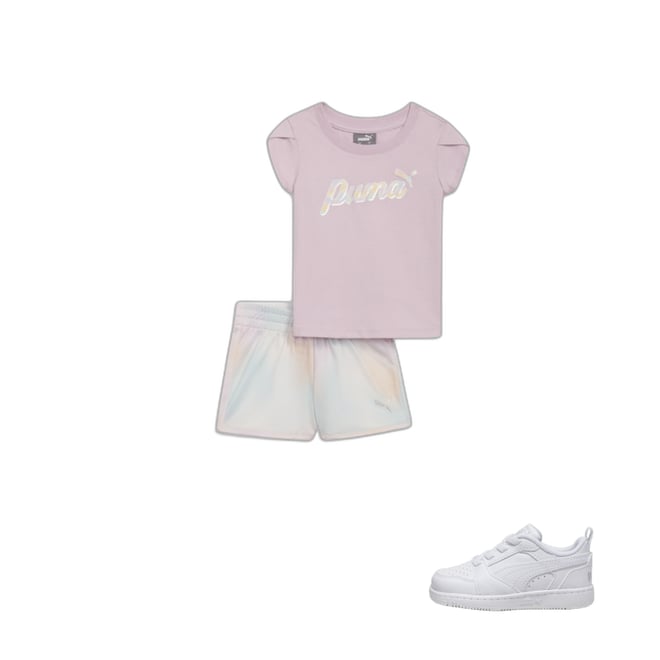 2-Piece Scrolling Logo Toddlers' Set II | PUMA