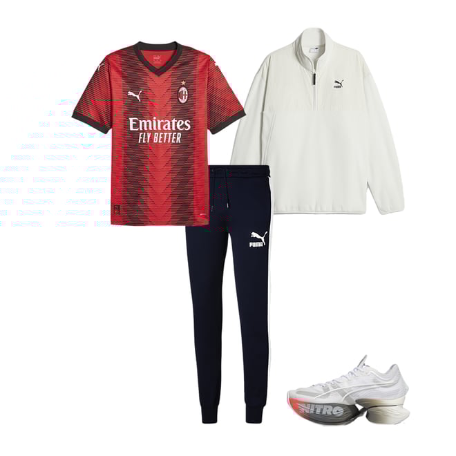 AC Milan 23/24 Men's Replica Home Jersey | PUMA