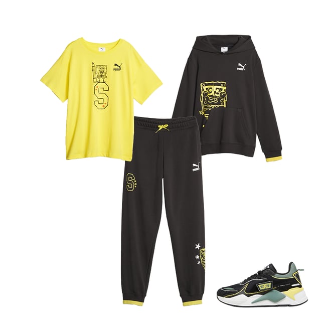 PUMA x SPONGEBOB SQUAREPANTS RS-X Big Kids' Sneakers | PUMA