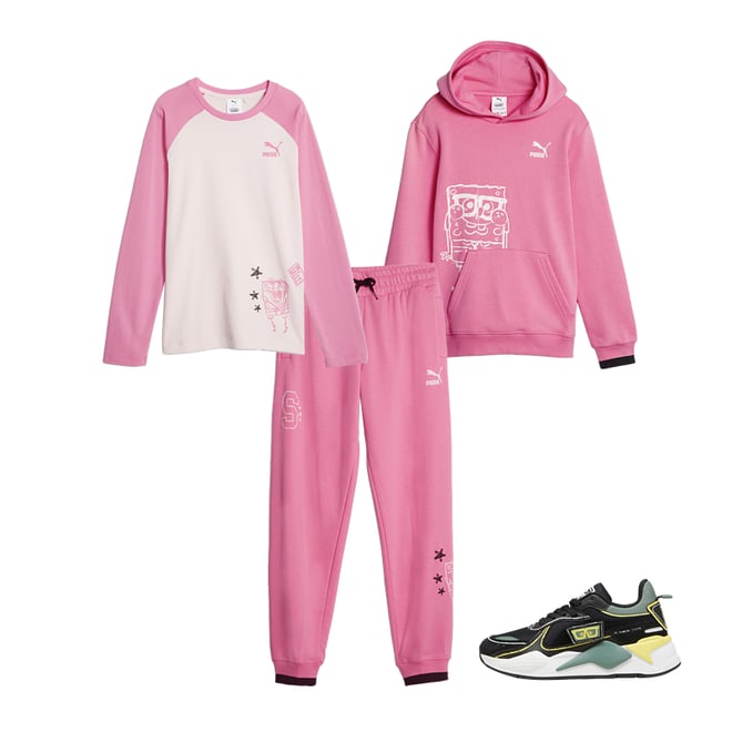 PUMA x SPONGEBOB SQUAREPANTS RS-X Big Kids' Sneakers | PUMA