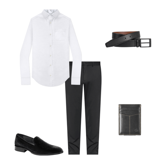 Men's Gavney Slip-On Loafer in Black Velvet | Johnston & Murphy