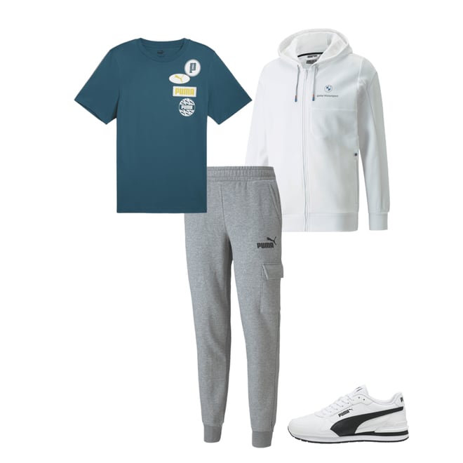 ST Runner v4 Leather Men's Sneakers | PUMA