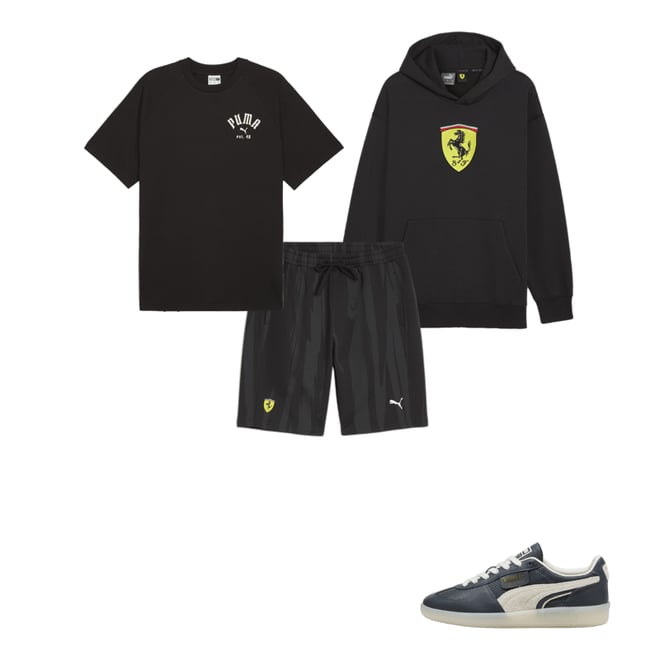 Scuderia Ferrari Race Big Shield Men's Hoodie | PUMA