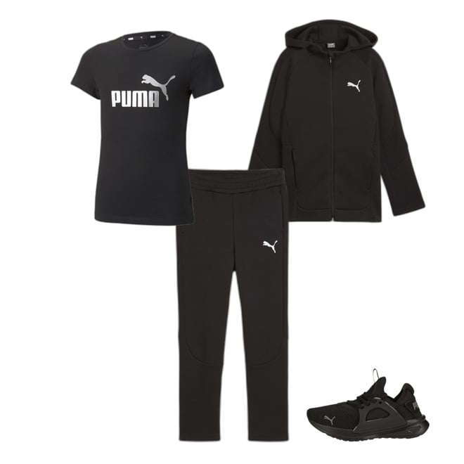 EVOSTRIPE Full-Zip Big Kids' Hoodie | PUMA