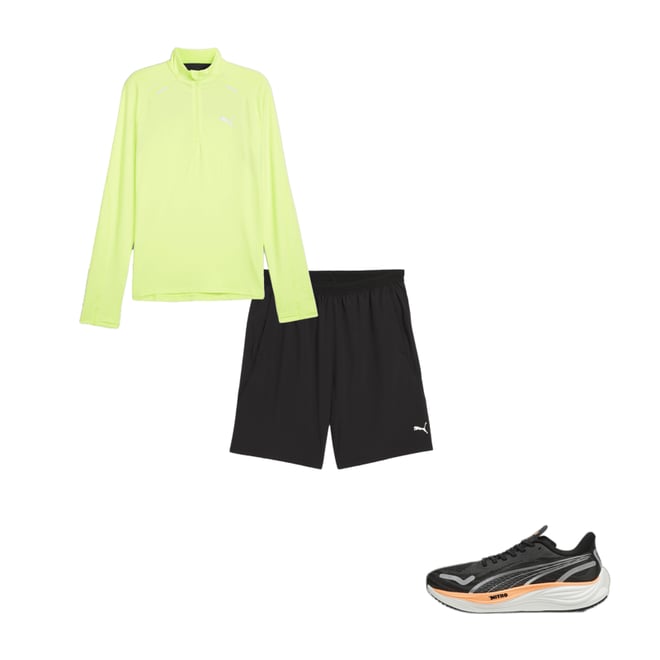 PUMA RUN CLOUDSPUN Men's Quarter-Zip Top | PUMA