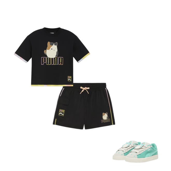 PUMA x SQUISHMALLOWS Little Kids' Cam Cargo Shorts | PUMA
