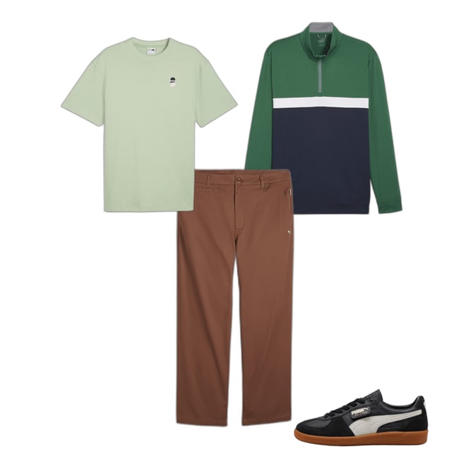 Pure Colorblock Men's Golf 1/4 Zip Pullover | PUMA