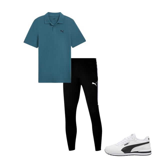 ST Runner v4 Leather Men's Sneakers | PUMA