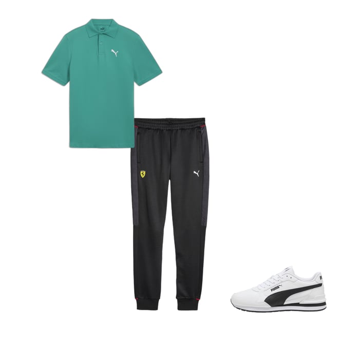 ST Runner v4 Leather Men's Sneakers | PUMA