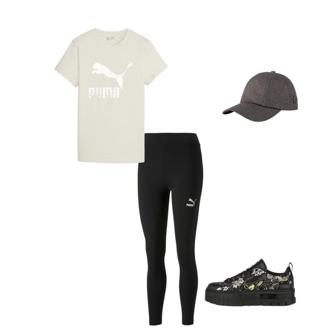 Mayze Dark Floral Women's Sneakers | PUMA