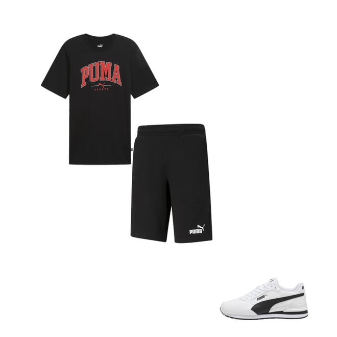 ST Runner v4 Leather Men's Sneakers | PUMA