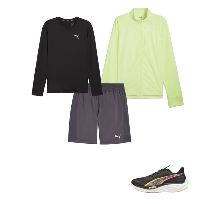 PUMA RUN Grid Fleece Jacket Men | PUMA