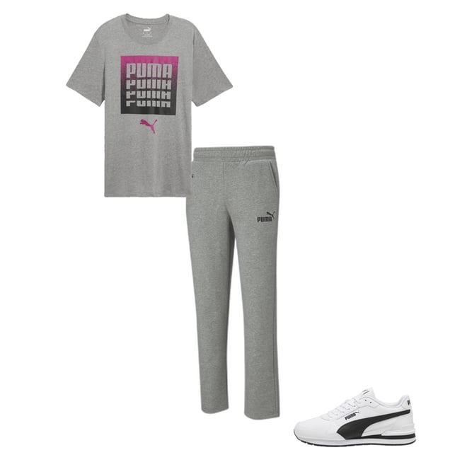 ST Runner v4 Leather Men's Sneakers | PUMA