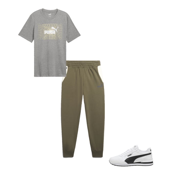 ST Runner v4 Leather Men's Sneakers | PUMA