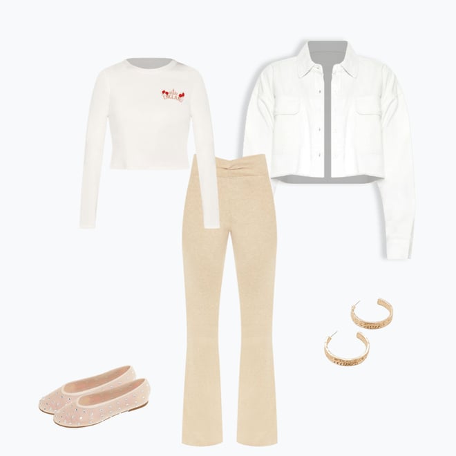 Cropped Corduroy Shirt Cropped Corduroy Shirt