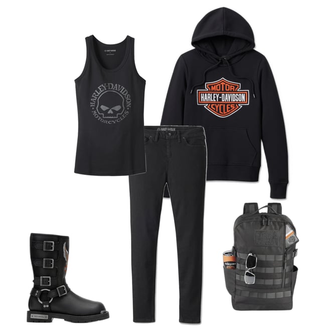 Women's Corley Casual Boot - Black | Harley-Davidson USA Women's Corley Casual Boot - Black | Harley-Davidson USA