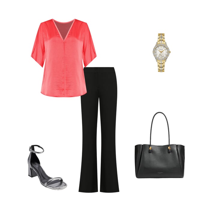 DKNY by Donna Karan High Rise Wide Leg Front Pocket Pants DKNY by Donna Karan High Rise Wide Leg Front Pocket Pants
