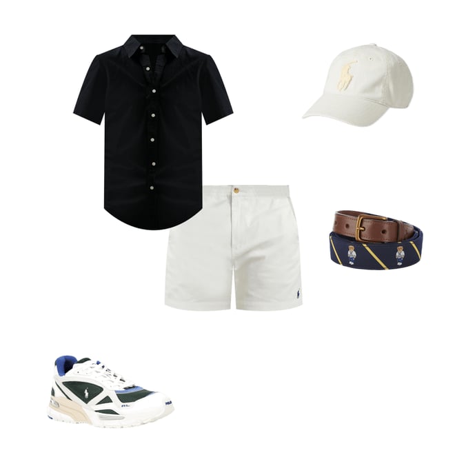 Polo Ralph Lauren Classic Fit Seersucker Short Sleeve Woven Polo Ralph Lauren Classic Fit Seersucker Short Sleeve Woven