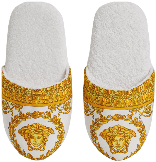 Versace I Heart Baroque Bath Slippers Bloomingdale s