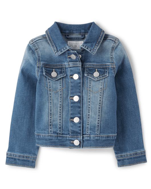 Toddler Girls Long Sleeve Denim Jacket BLUE The Children s Place