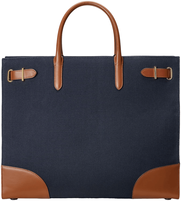 Lauren Ralph Lauren Canvas Large Devyn Tote Bag - Macy's Lauren Ralph Lauren Canvas Large Devyn Tote Bag - Macy's