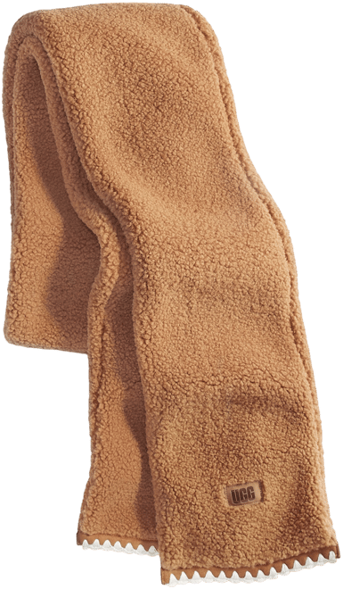 UGG® Women's Scalloped UGGFluff Scarf - Macy's