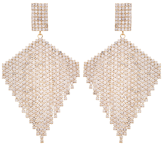 Guess diamond earrings store